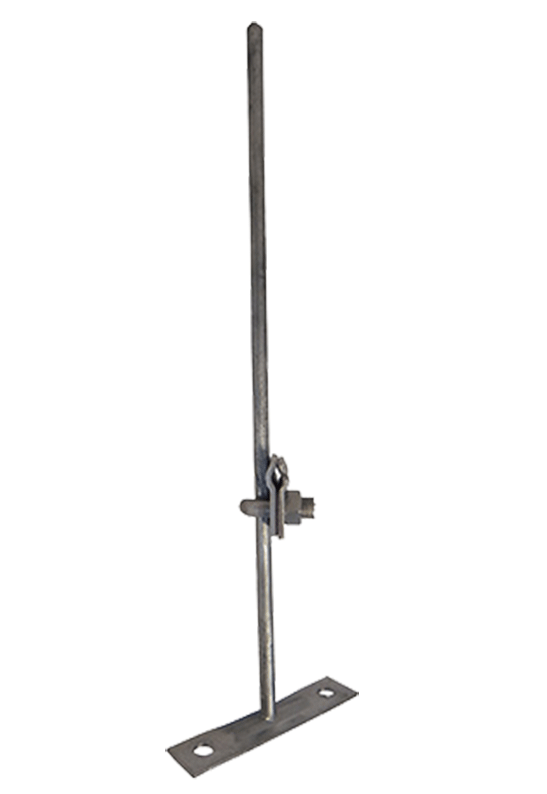 Terminal Aéreo 350mm Grampo Conector Móvel - Fix. Horiz. - M.D.M. Proteção